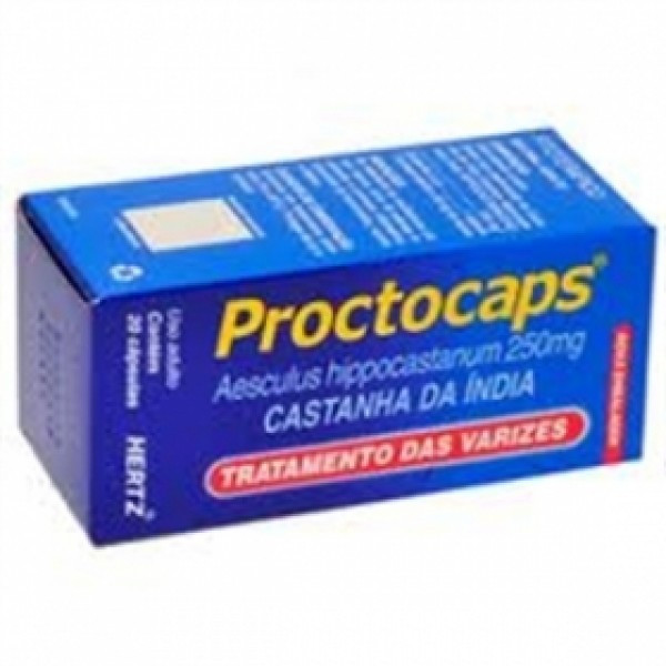 Proctocaps 250mg 20 Capsulas