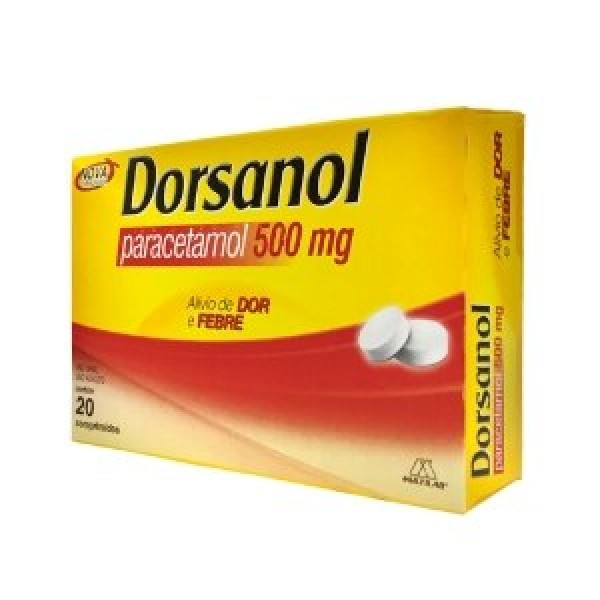 Paracetamol - Dorsanol 500mg 20 Comprimidos (multilab)